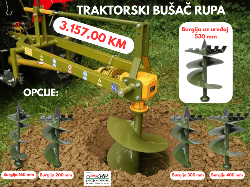 Traktorski bušač rupa - Poljo-prom d.o.o